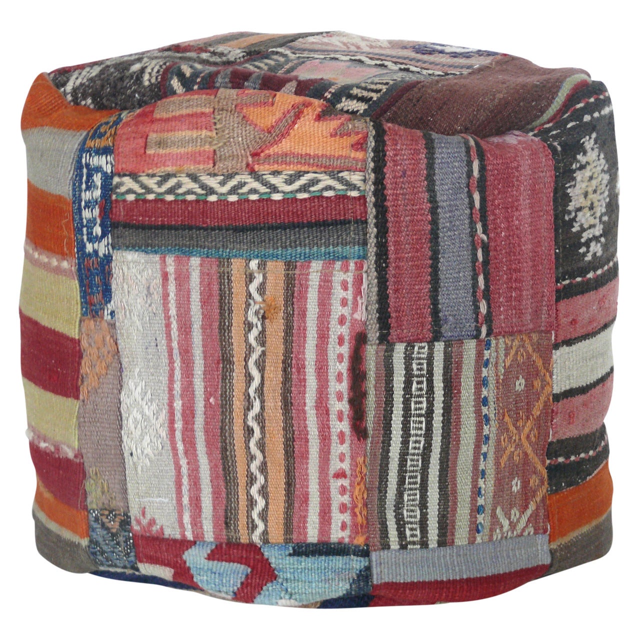Vintage Circular Turkish Poufs or Ottomans at 1stDibs