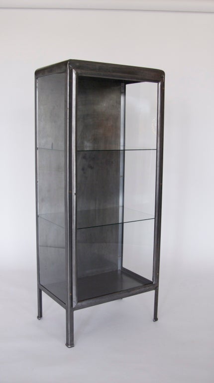 French Iron and Glass Vitrine at 1stDibs
