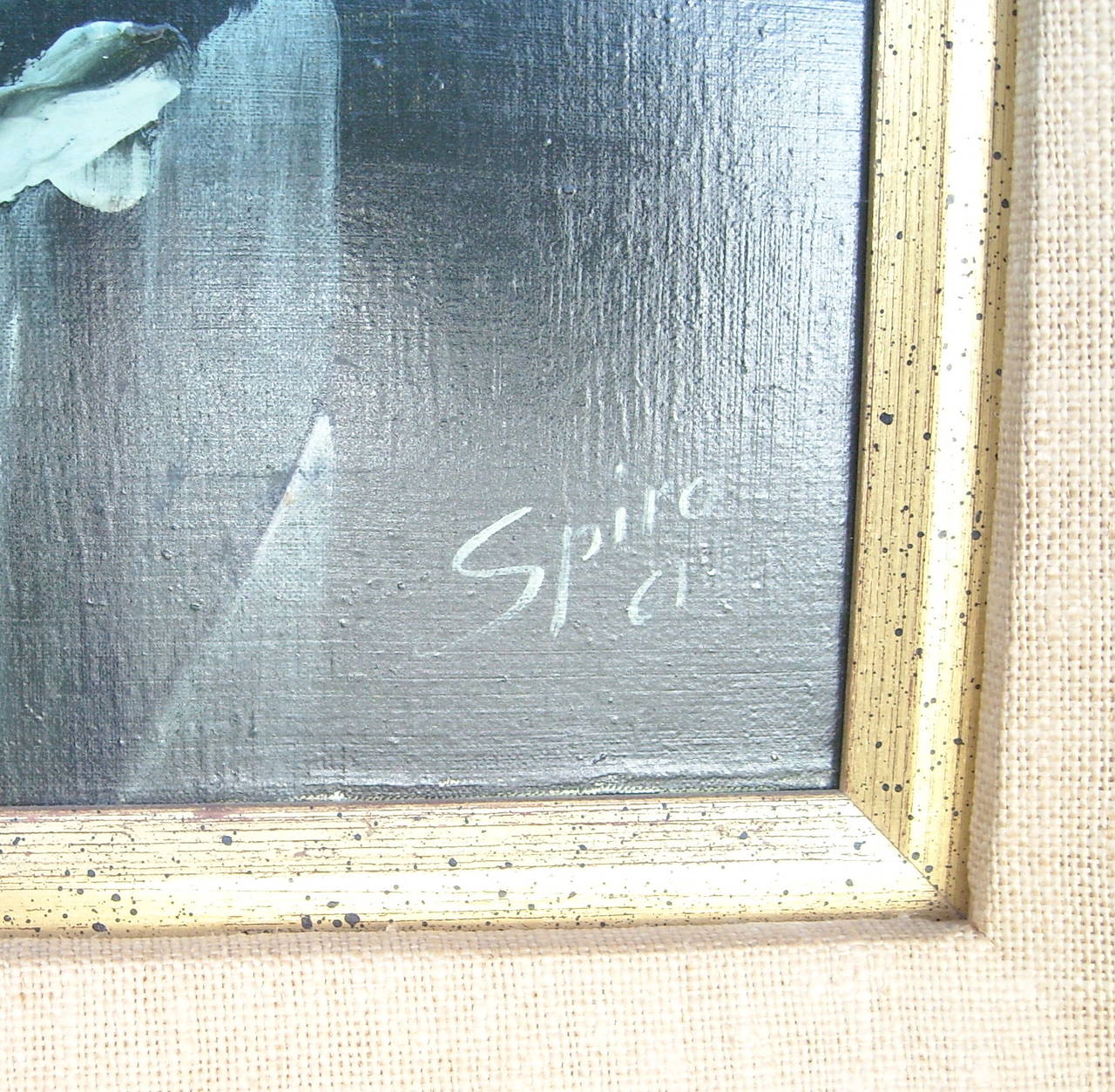 Georges Spiro Oil Painting on Canvas, Dated, Signed, Surrealism ...