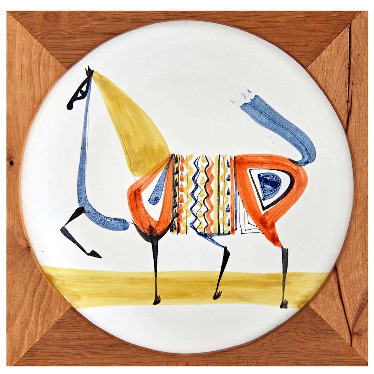 Plate by Roger Capron For Sale at 1stdibs