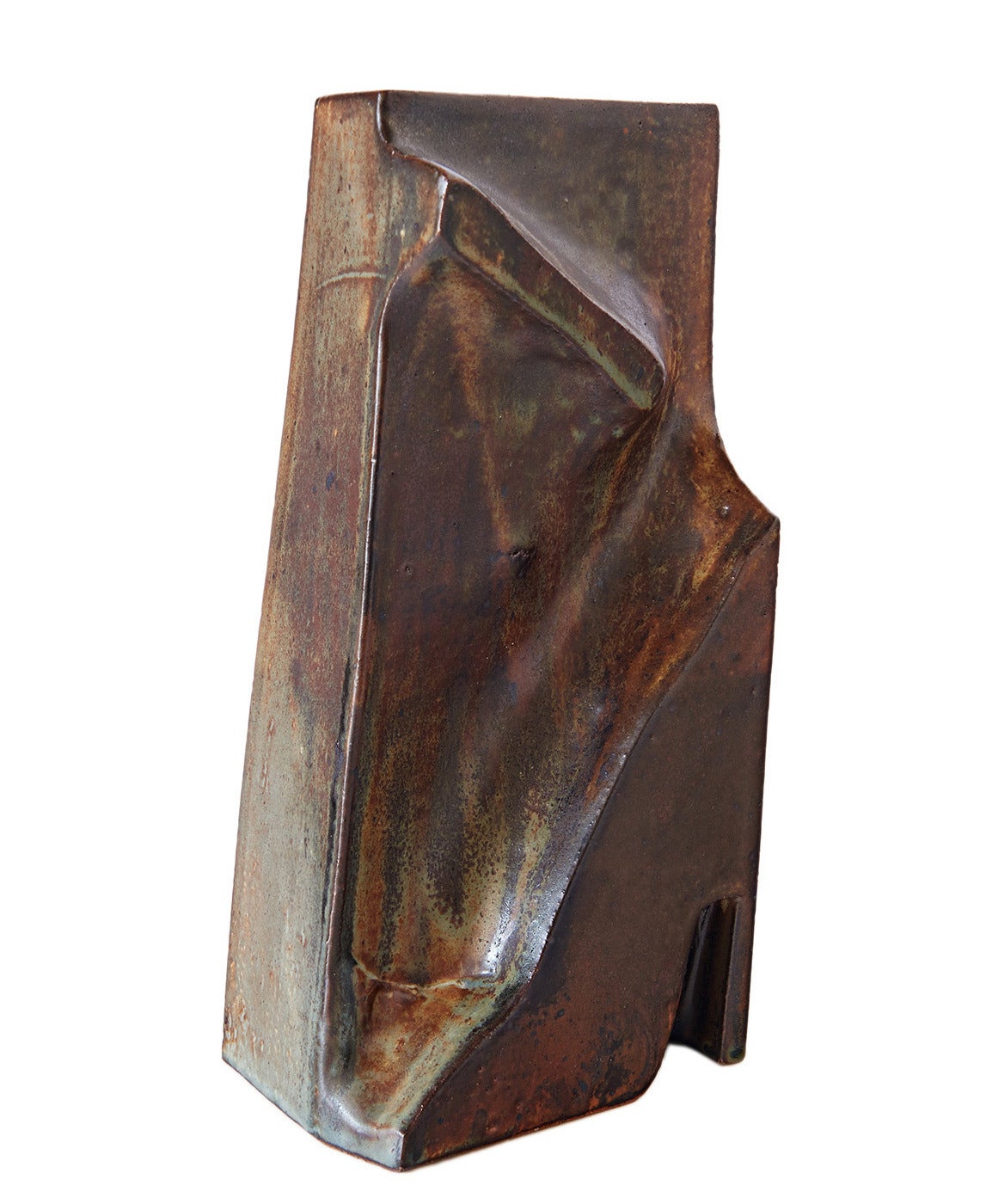 Slab-Built Vase by David Weinrib at 1stDibs
