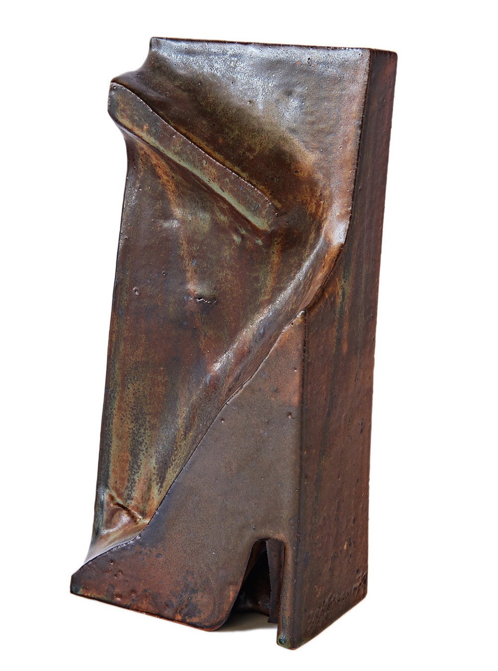 Slab-Built Vase by David Weinrib at 1stDibs