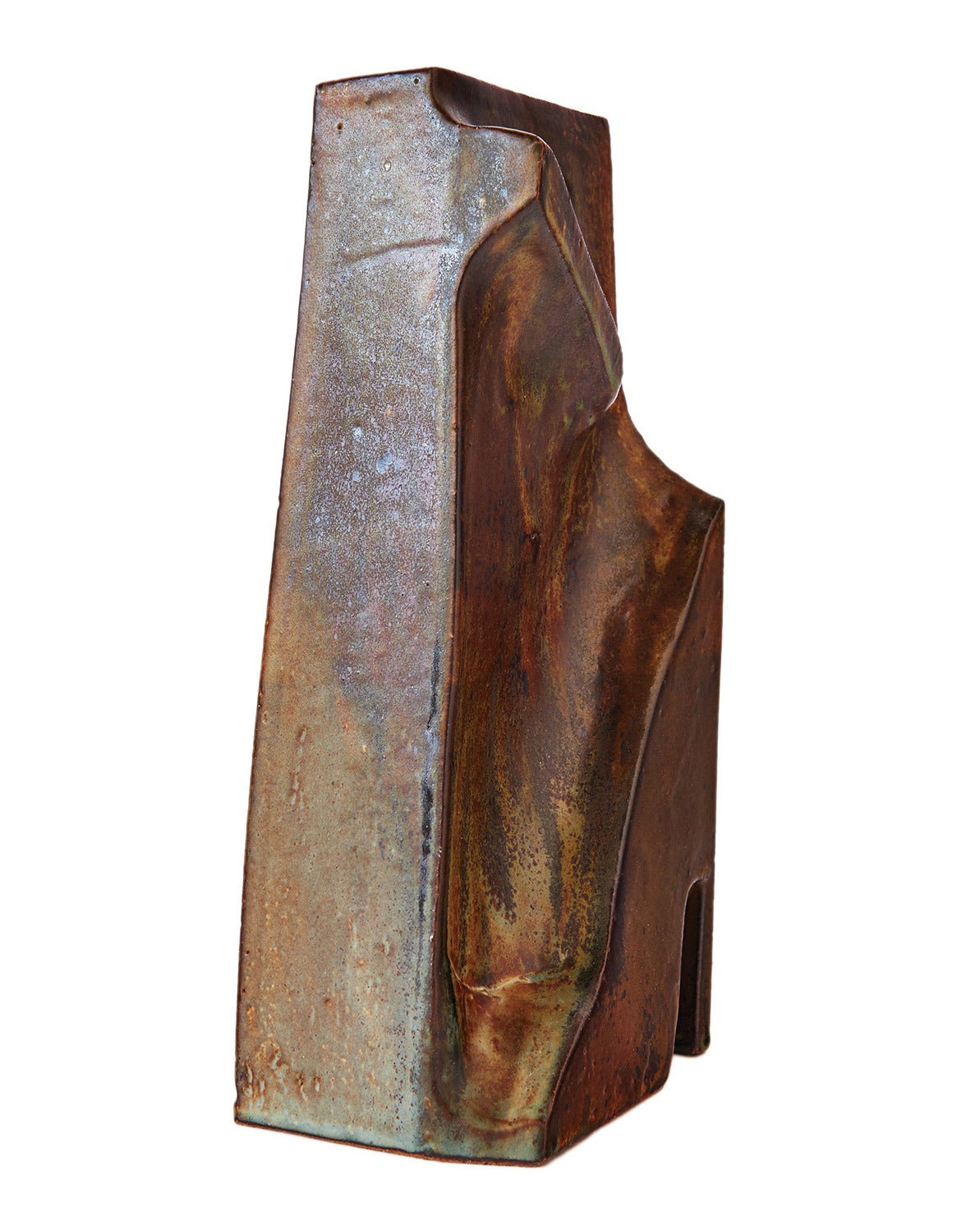 Slab-Built Vase by David Weinrib at 1stDibs