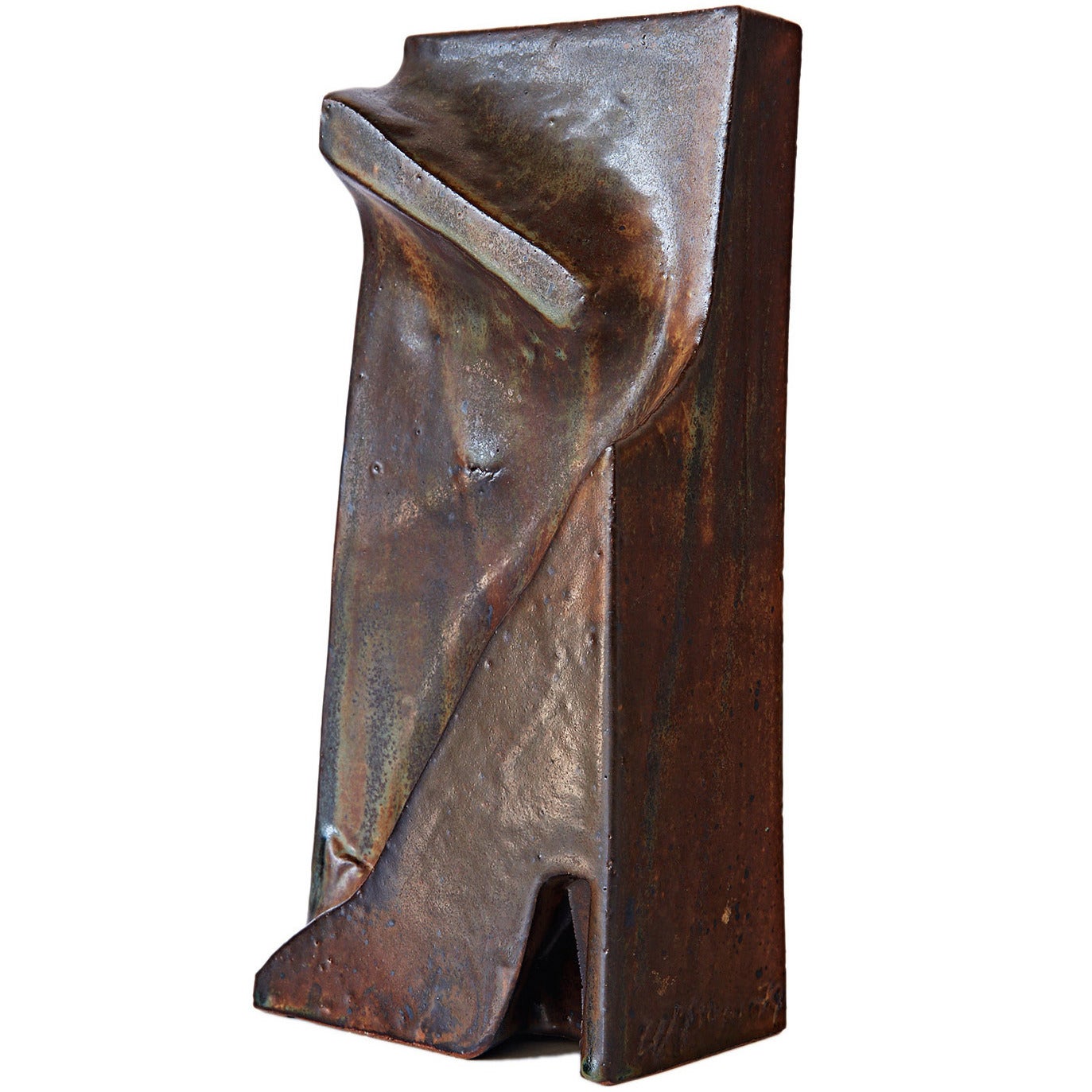 Slab-Built Vase by David Weinrib at 1stDibs