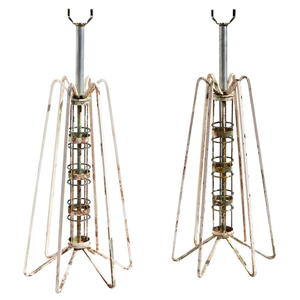 Pair of "Sci Fi" Table Lamps at 1stDibs
