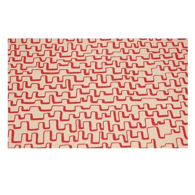 Printed Cotton Fabric by Angelo Testa at 1stdibs