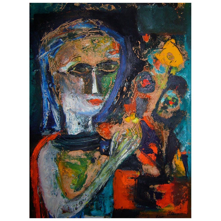 Oil Painting by Polia Pillin at 1stDibs