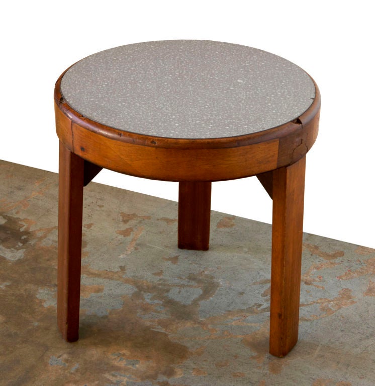 Three-Legged Table from Cunard RMS Queen Mary at 1stDibs