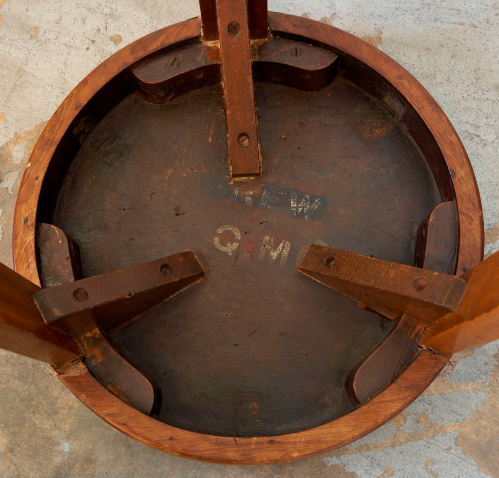 Three-Legged Table from Cunard RMS Queen Mary at 1stDibs