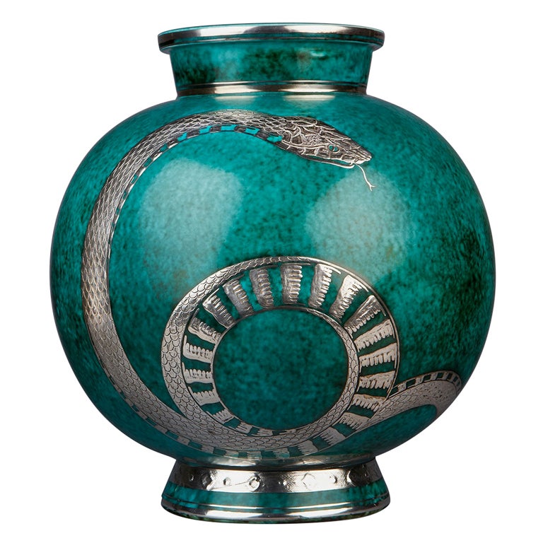 "Argenta" Vase by Wilhelm Kåge at 1stDibs
