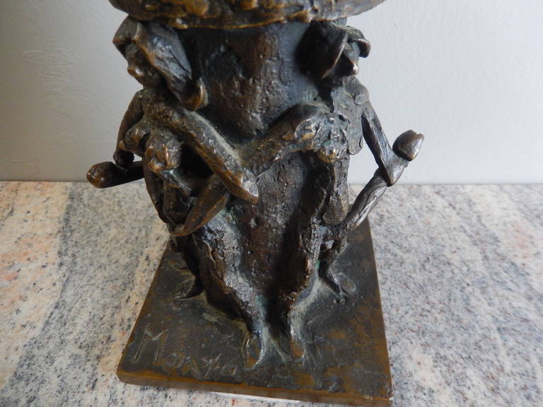Prince Monyo Phallic Bronze Sculpture For Sale at 1stDibs