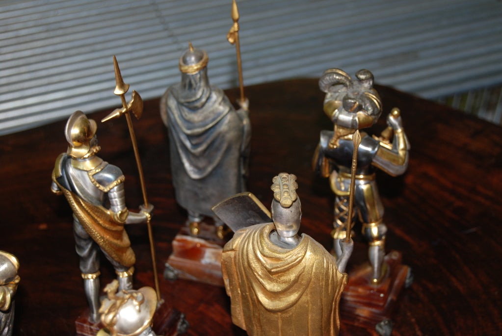 FINE COLLECTION OF GIPPE VASANI ARMORED KNIGHTS at 1stDibs