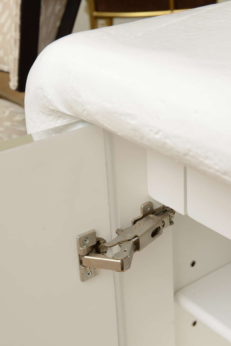 Plaster /Steel Waterfall Buffet/ Cabinet/Style of John Dickinson at ...