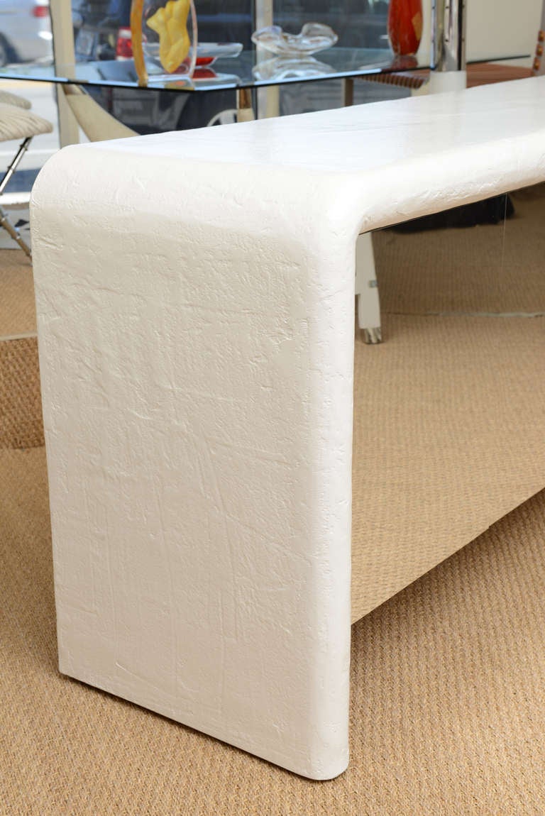 Plaster /Steel Waterfall Buffet/ Cabinet/Style of John Dickinson at ...