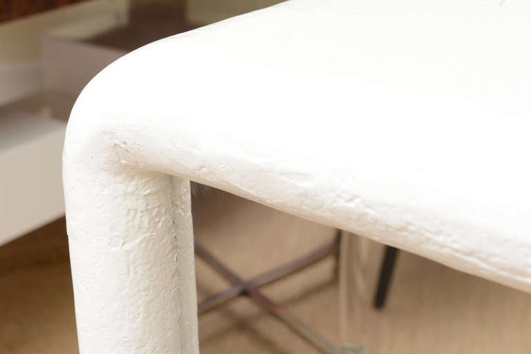 Plaster /Steel Waterfall Buffet/ Cabinet/Style of John Dickinson at ...