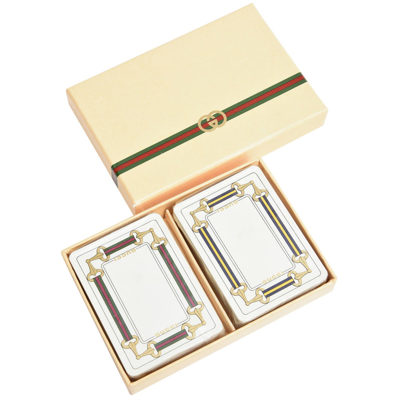 Set of Vintage Gucci Playing Cards at 1stDibs