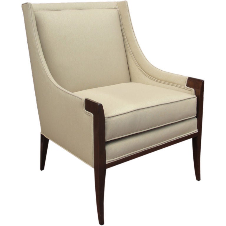 A Luxurious and Tailored Single Armchair at 1stDibs