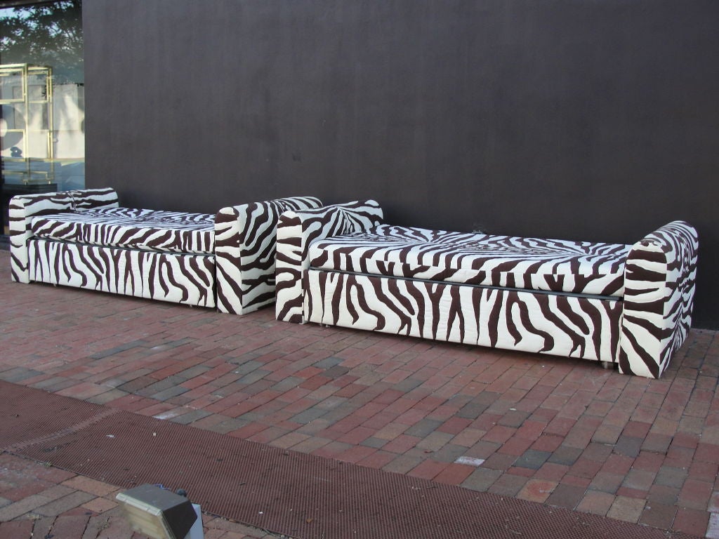 Pair of Exotic Custom Daybeds/Trundle Beds at 1stDibs | custom made ...