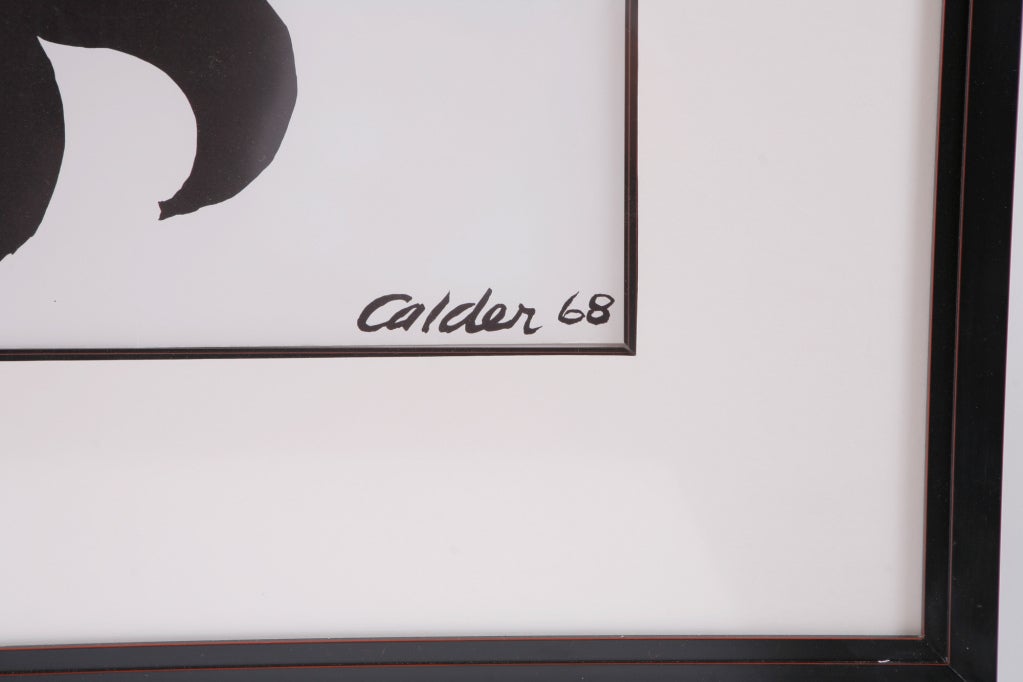 Alexander Calder Signed Original Lithograph at 1stDibs