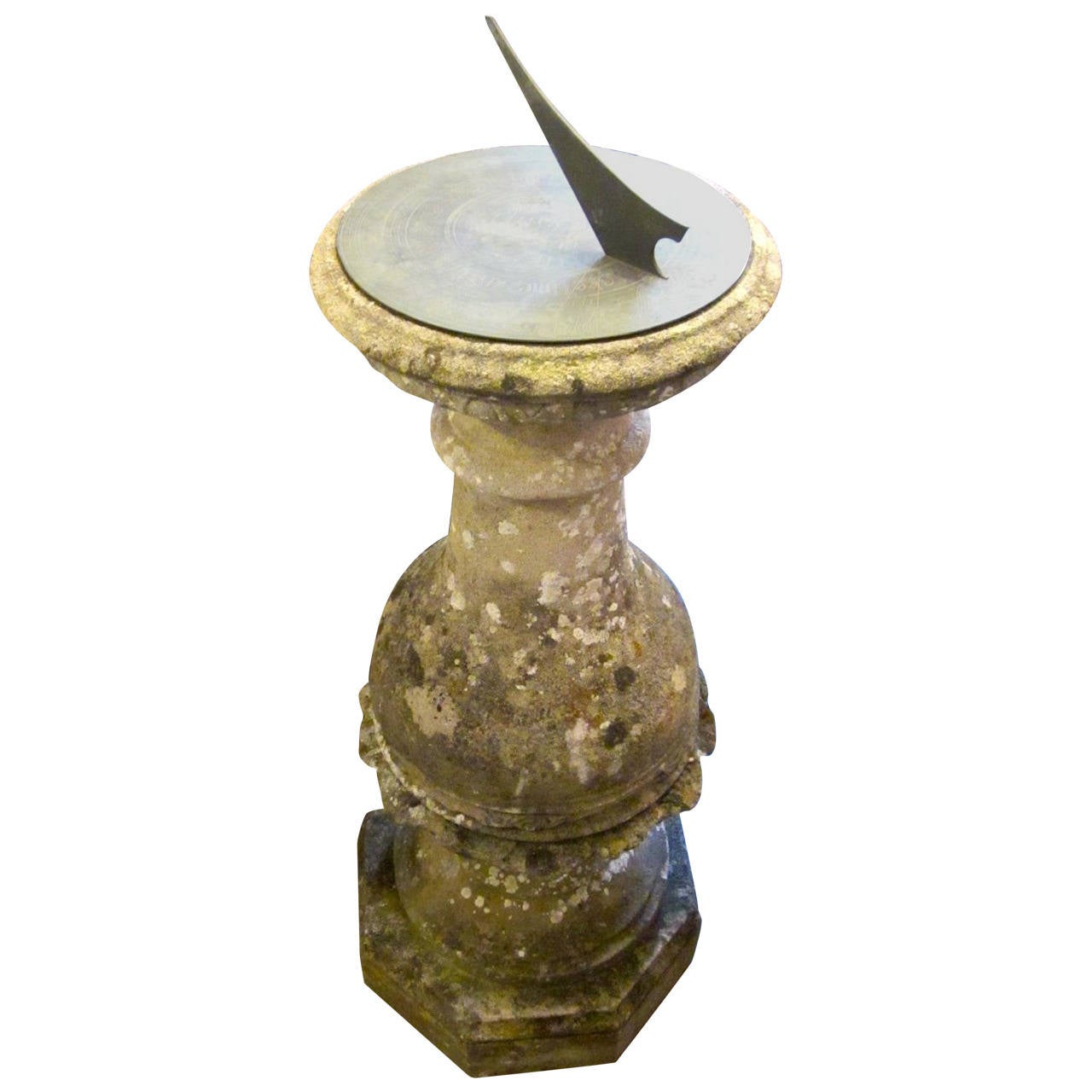 1920s English Portland Stone Sundial at 1stDibs
