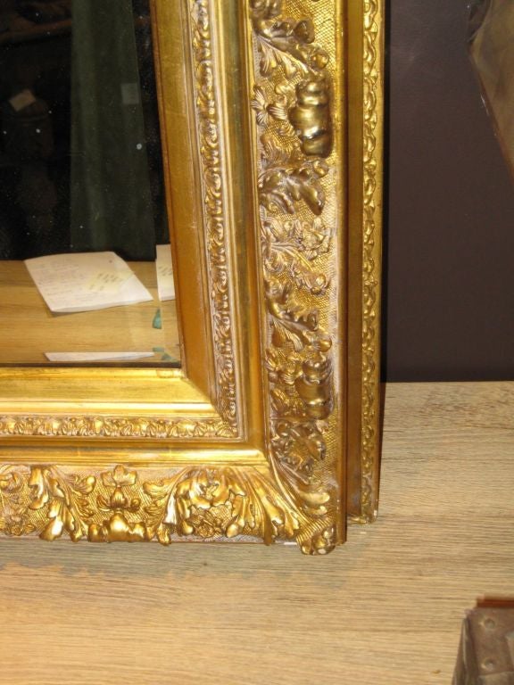 19thC Large Gold Guild Framed Mirror at 1stDibs