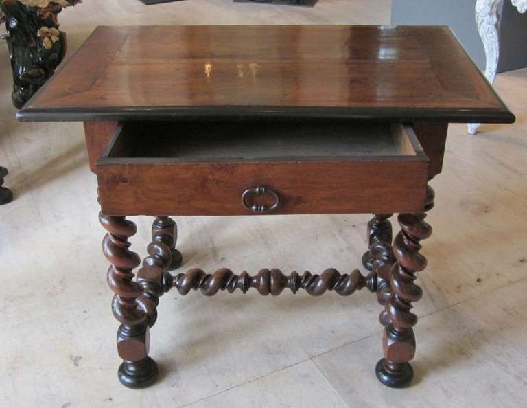 1730 c. French Spool Leg Side Table at 1stDibs