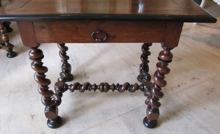 1730 c. French Spool Leg Side Table at 1stDibs