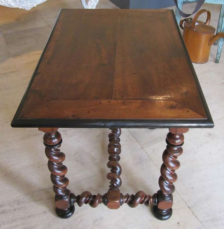1730 c. French Spool Leg Side Table at 1stDibs