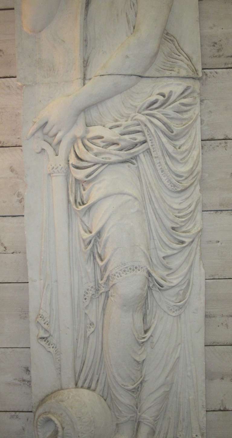French Plaster Wall Relief at 1stDibs