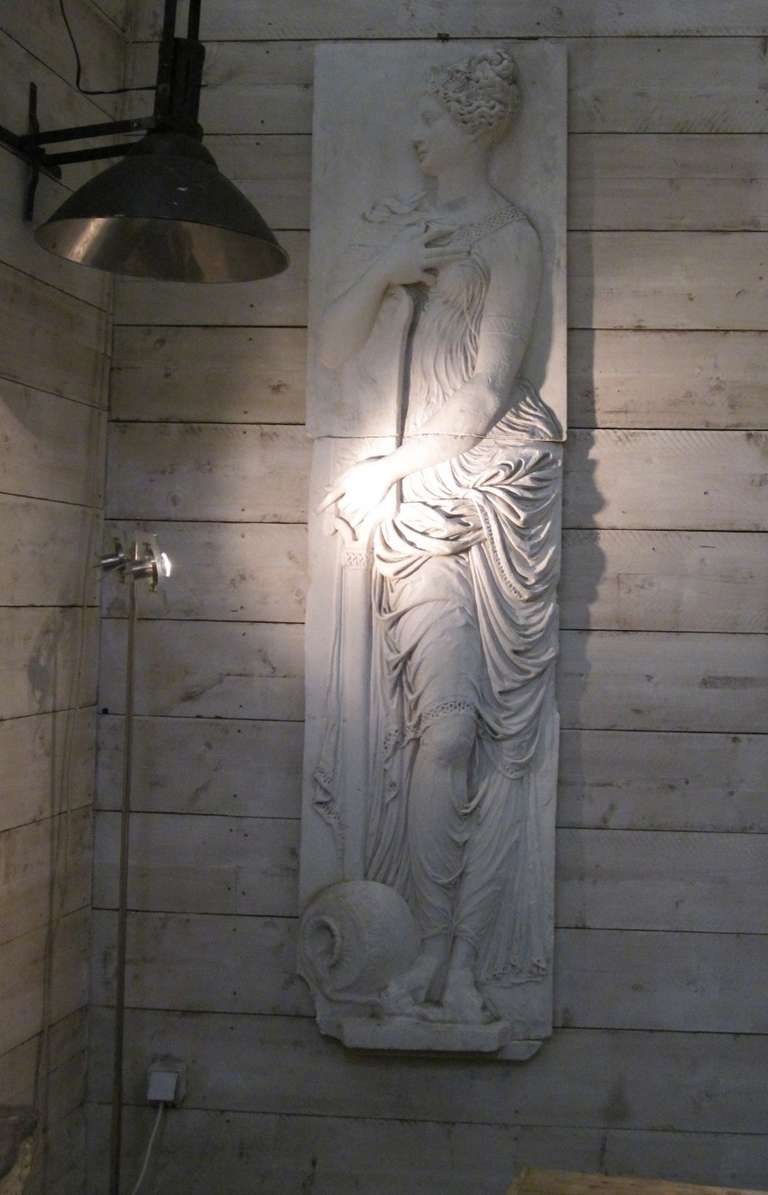 French Plaster Wall Relief at 1stDibs
