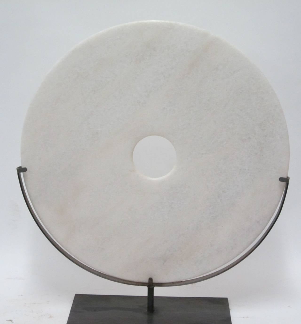 Contemporary Chinese Round Decorative Disc Sculpture at 1stDibs ...