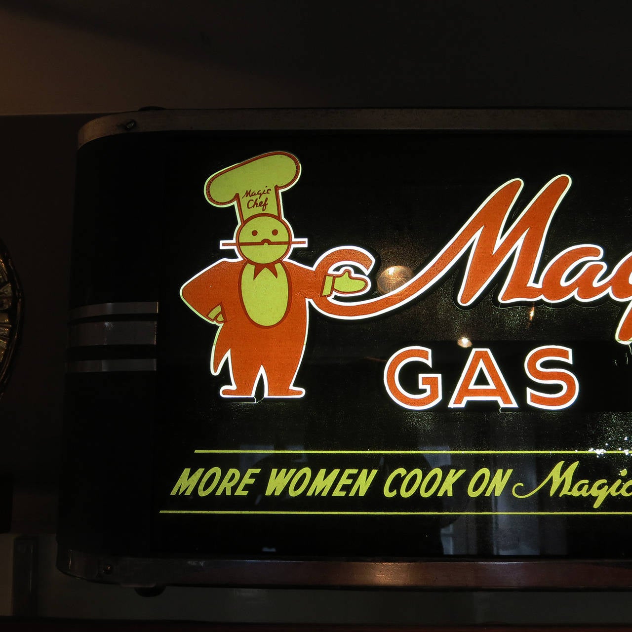Lighted Magic Chef Gas Ranges Store Window Display at 1stDibs