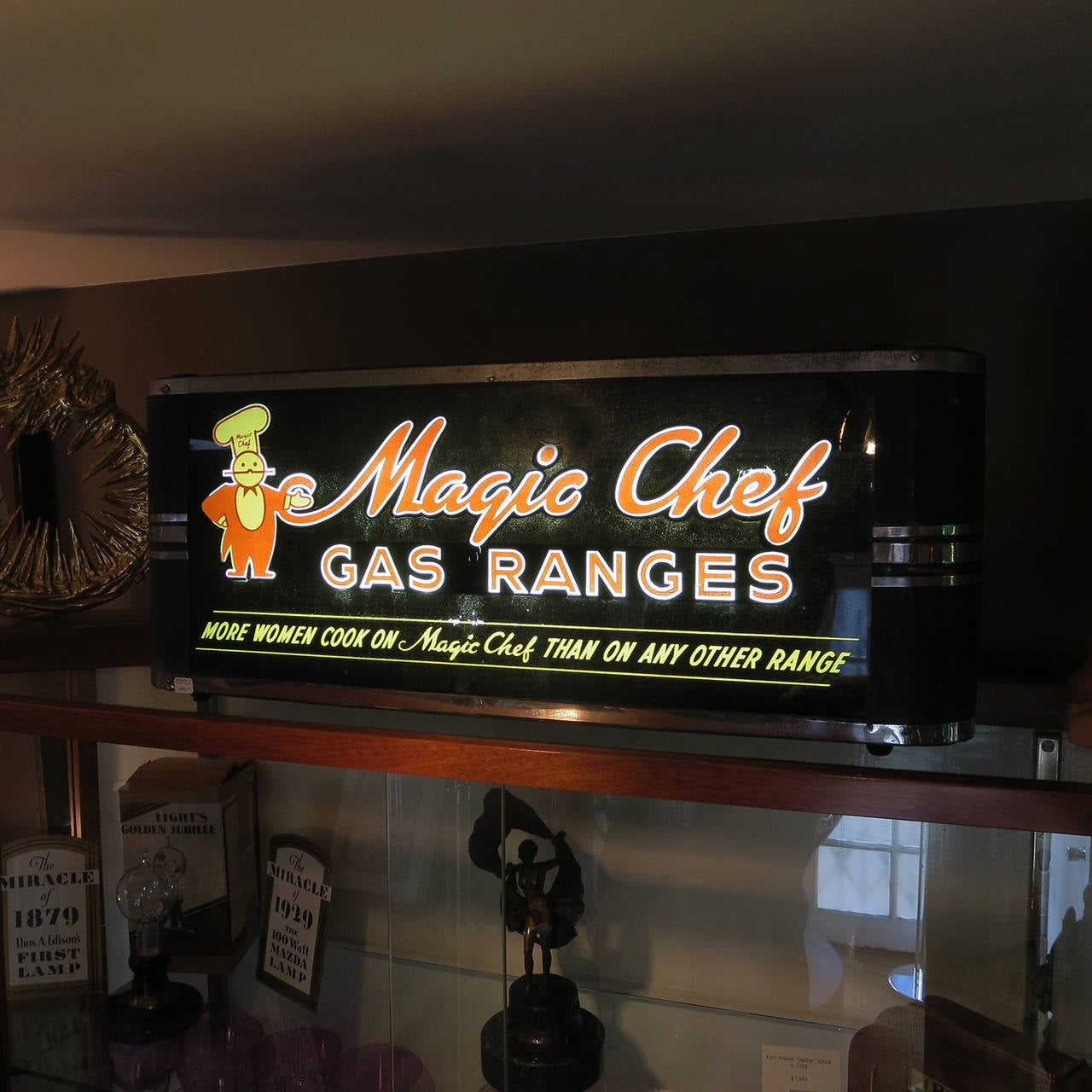 Lighted Magic Chef Gas Ranges Store Window Display at 1stDibs