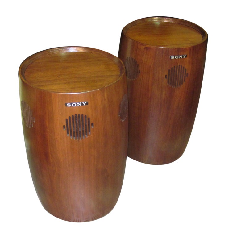 Sony "Conga" Omni Directional Speaker Pair at 1stDibs | sony ss-9500 ...