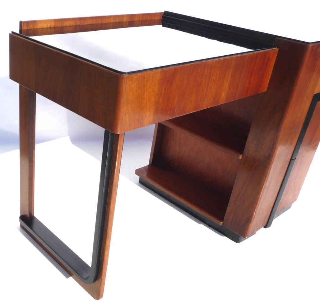 Streamlined Art Deco Desk with Expanding Top For Sale at 1stDibs | art ...