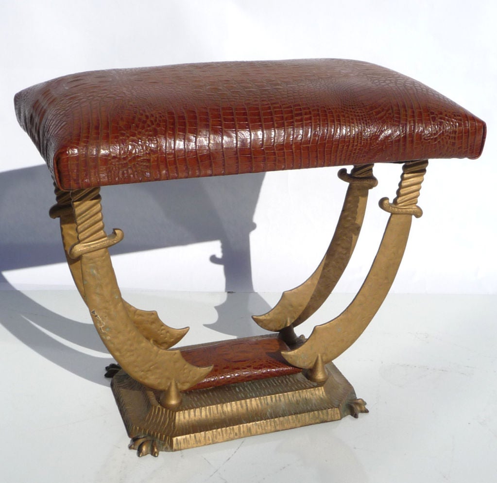 Arabian Nights Saber Stool at 1stdibs