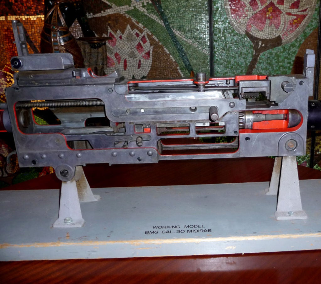 Oversized 30 Caliber Machine Gun Training Model at 1stDibs