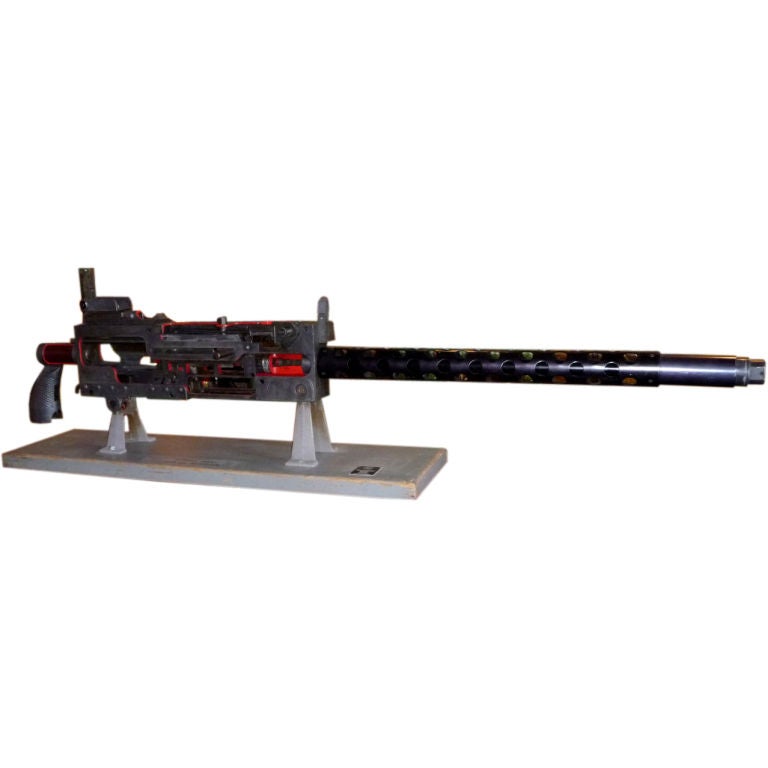 Oversized 30 Caliber Machine Gun Training Model at 1stDibs