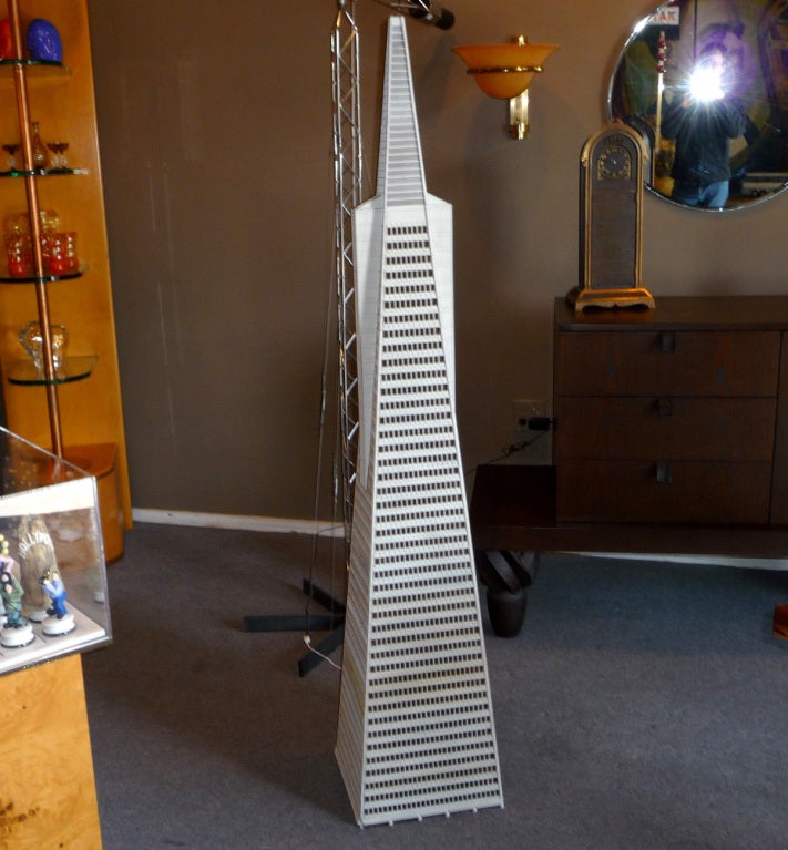 Transamerica Pyramid Architectural or Prop Model at 1stDibs ...