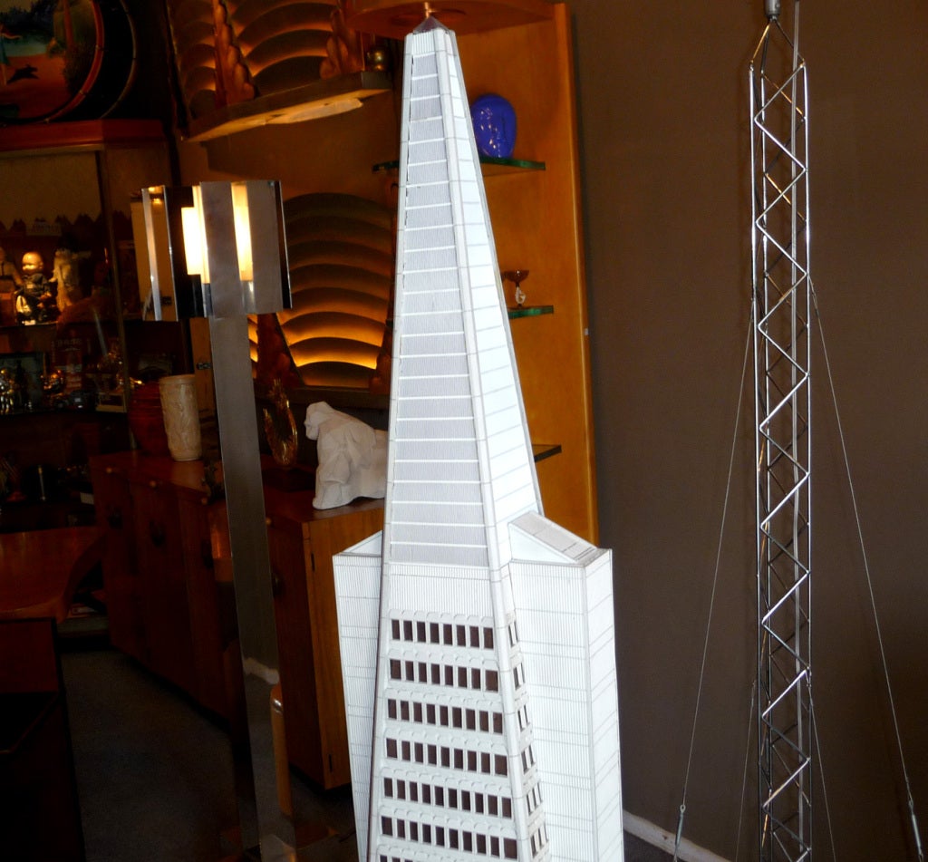 Transamerica Pyramid Architectural or Prop Model at 1stDibs
