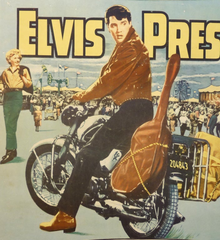 Elvis Presley "Roustabout" Oversize Movie Poster at 1stDibs