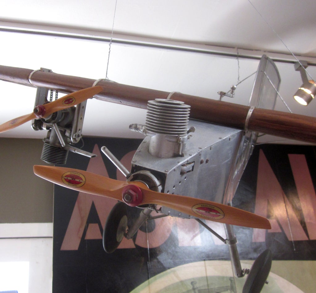 Massive Aluminum Ford Tri - Motor Airplane Model at 1stDibs