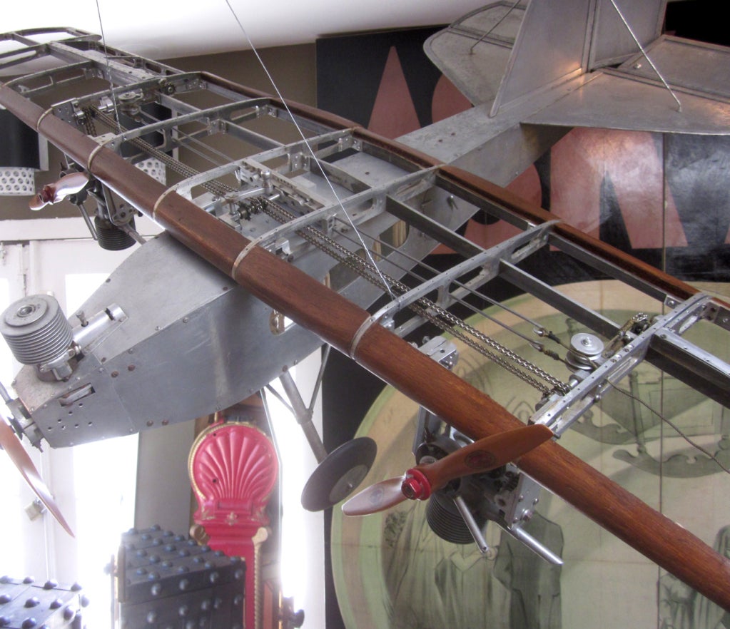 Massive Aluminum Ford Tri - Motor Airplane Model at 1stDibs