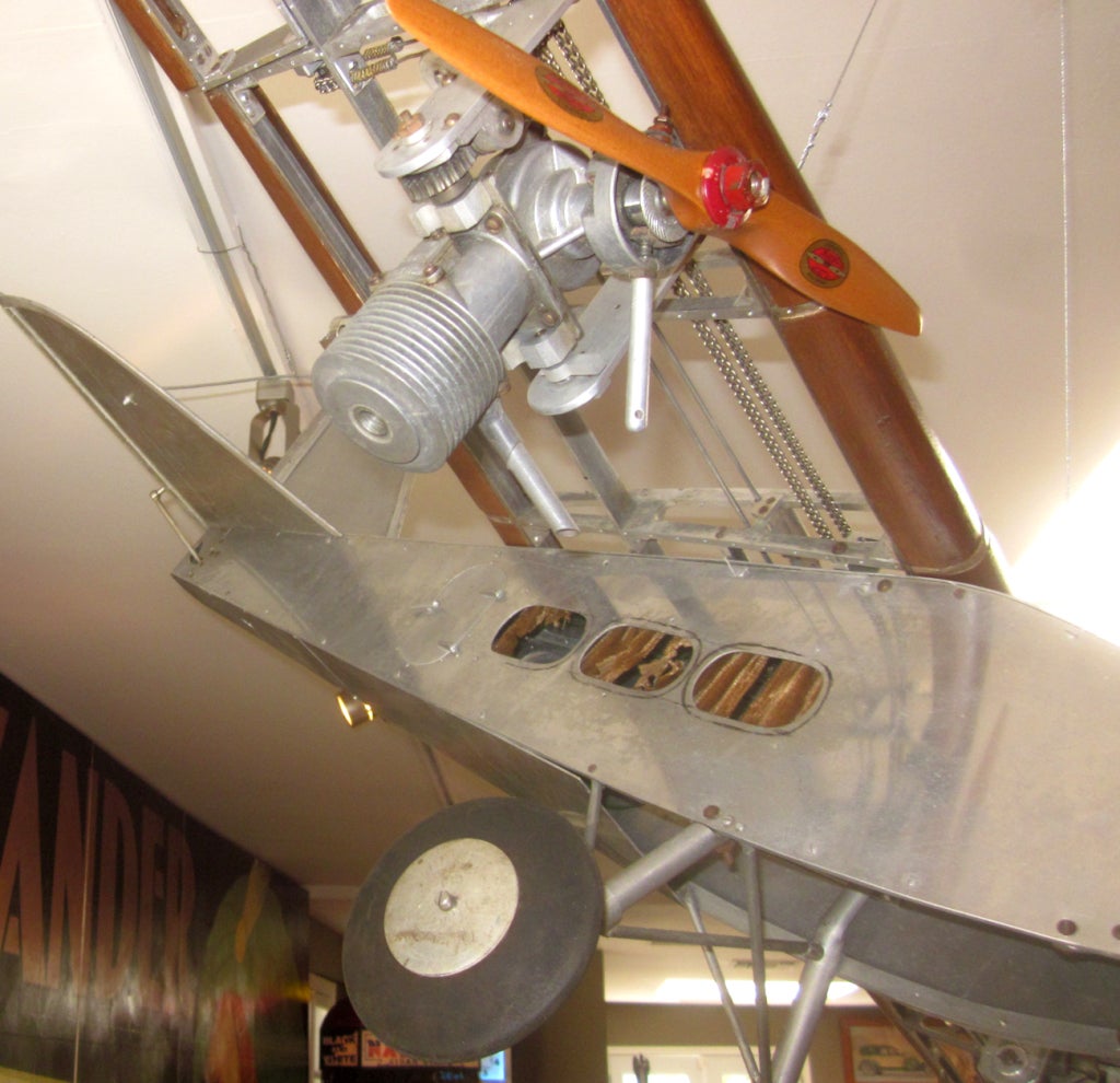 Massive Aluminum Ford Tri - Motor Airplane Model at 1stDibs