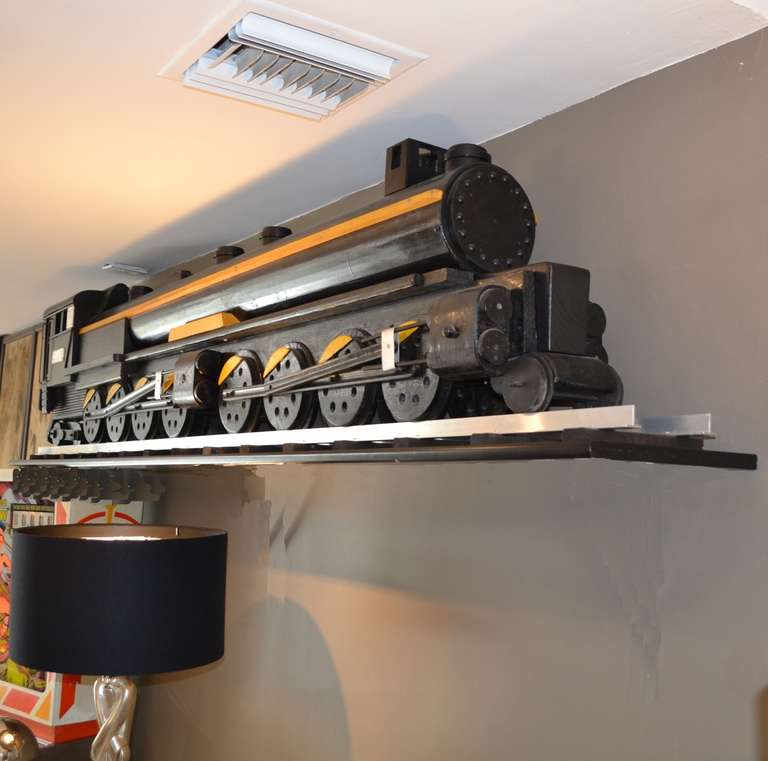 Oversized Locomotive Train Wooden Model at 1stDibs | union pacific ...