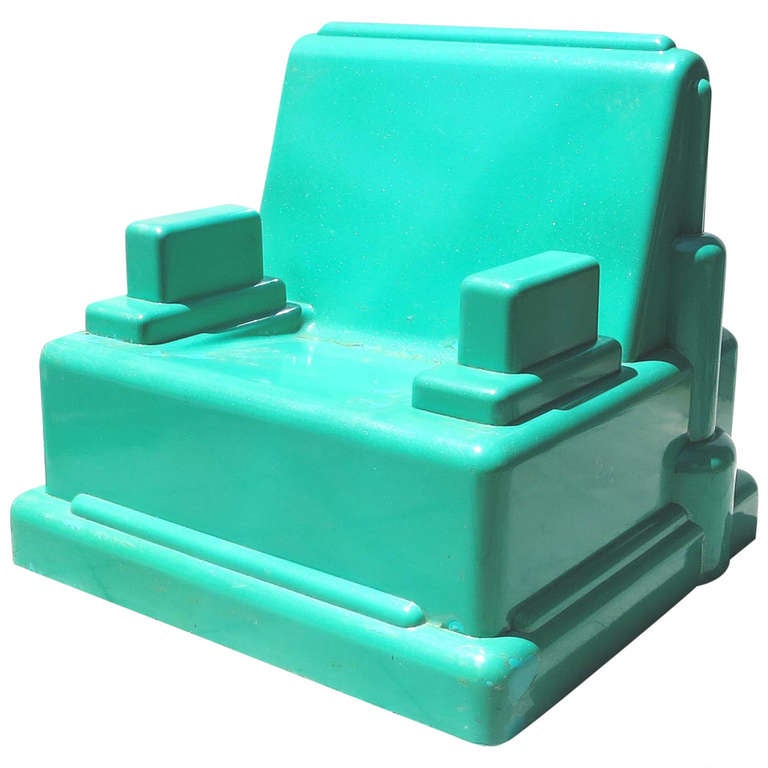 Marco Zanini "Roma" Fiberglass Chair for Memphis For Sale at 1stDibs