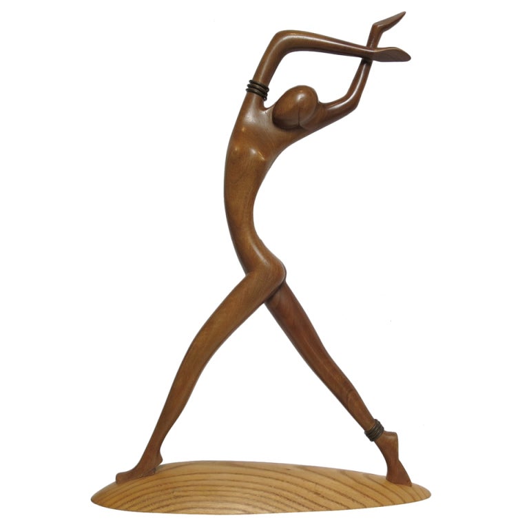 Art Deco Dancer Sculpture by Karl Hagenauer at 1stDibs