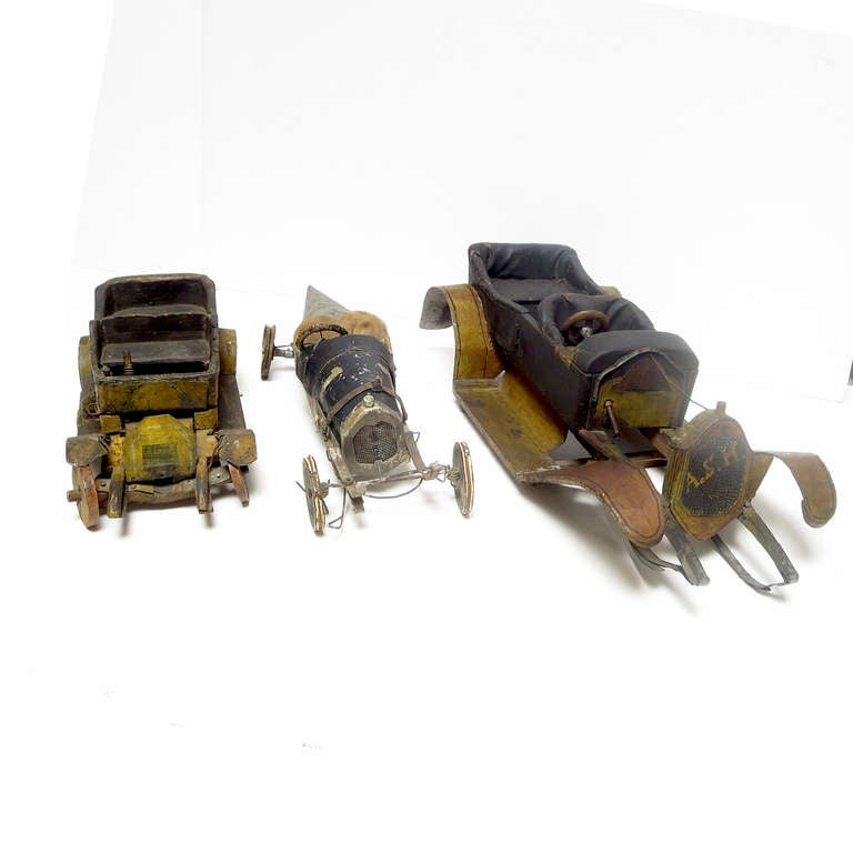 Handmade Silent Film Movie Props "Crash" Cars at 1stDibs