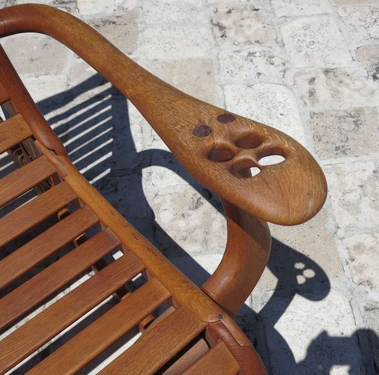 Hand Carved Rocker by Jocko Johnson at 1stDibs