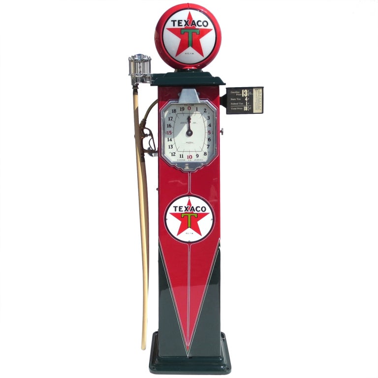 1932 Fully Restored Lighted Texaco Gas Pump at 1stDibs